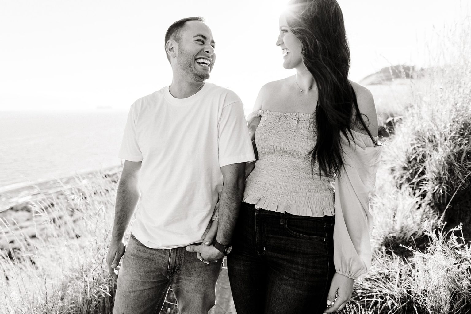Ebey's Landing Engagement Session with Bri & Nick