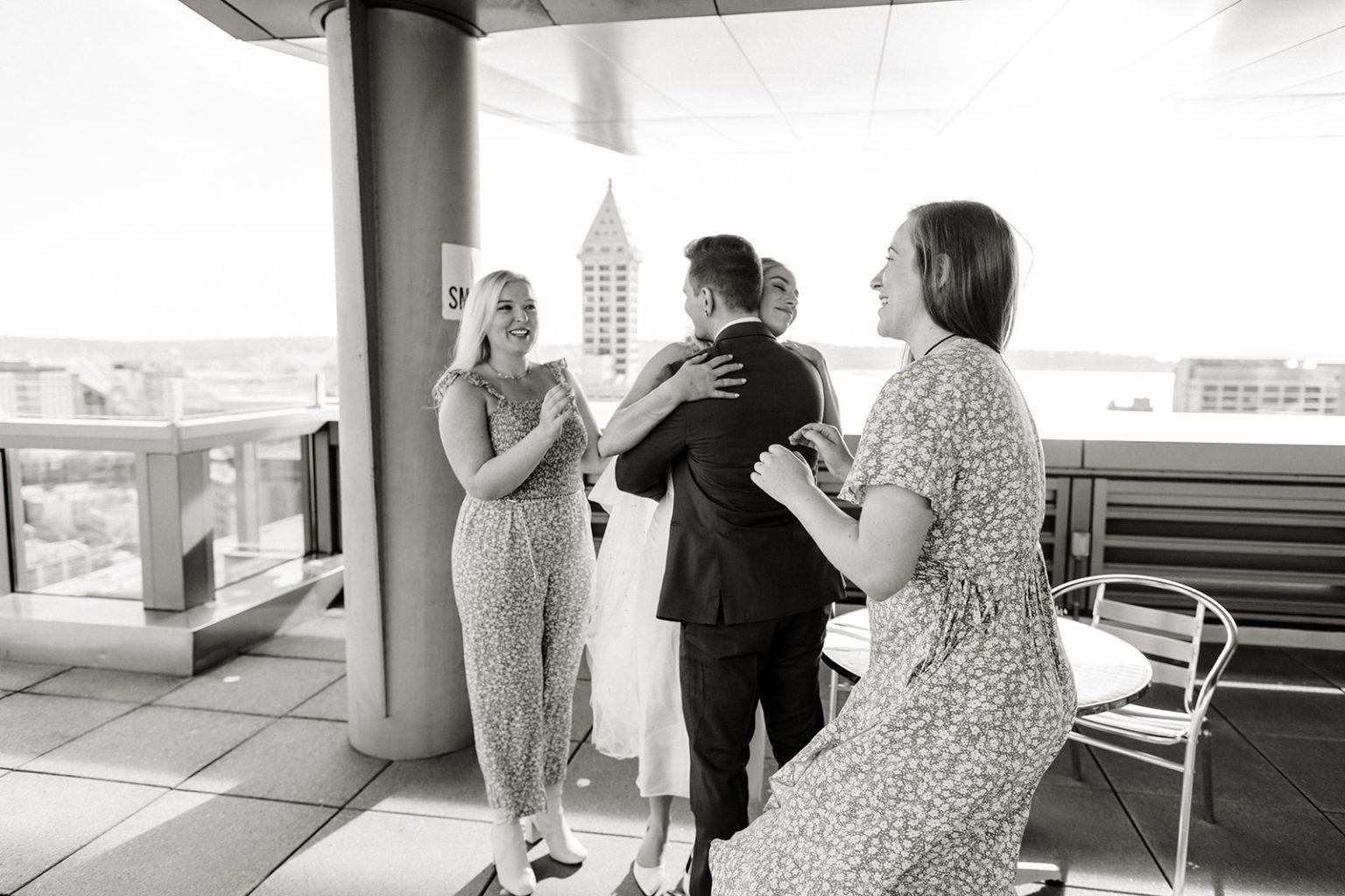 Elopement Photo Shoot at the Seattle Courthouse