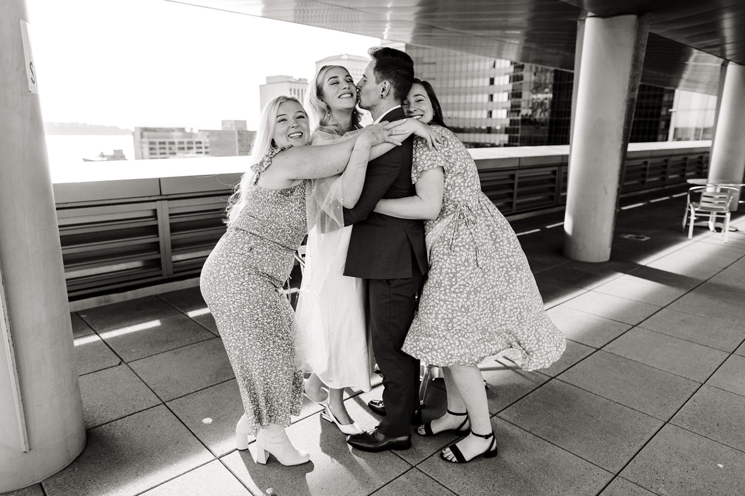 Elopement Photo Shoot at the Seattle Courthouse