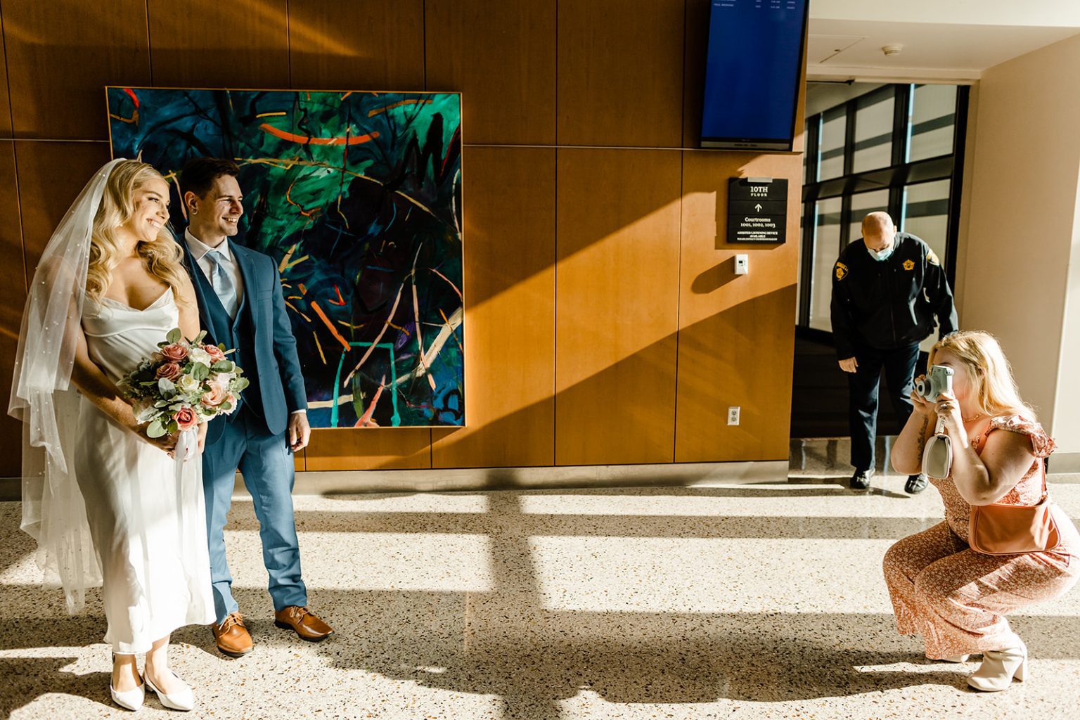 Elopement Photo Shoot at the Seattle Courthouse