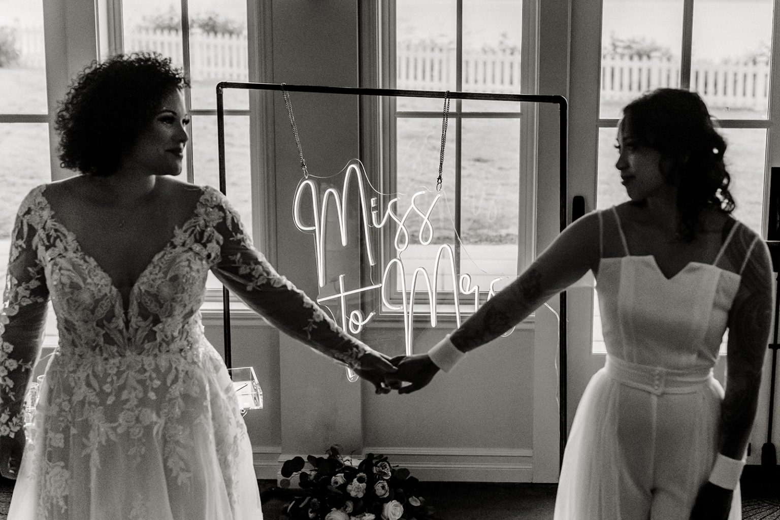 LGBTQ Wedding Miss to Mrs Styled Shoot at Port Gamble Pavilion