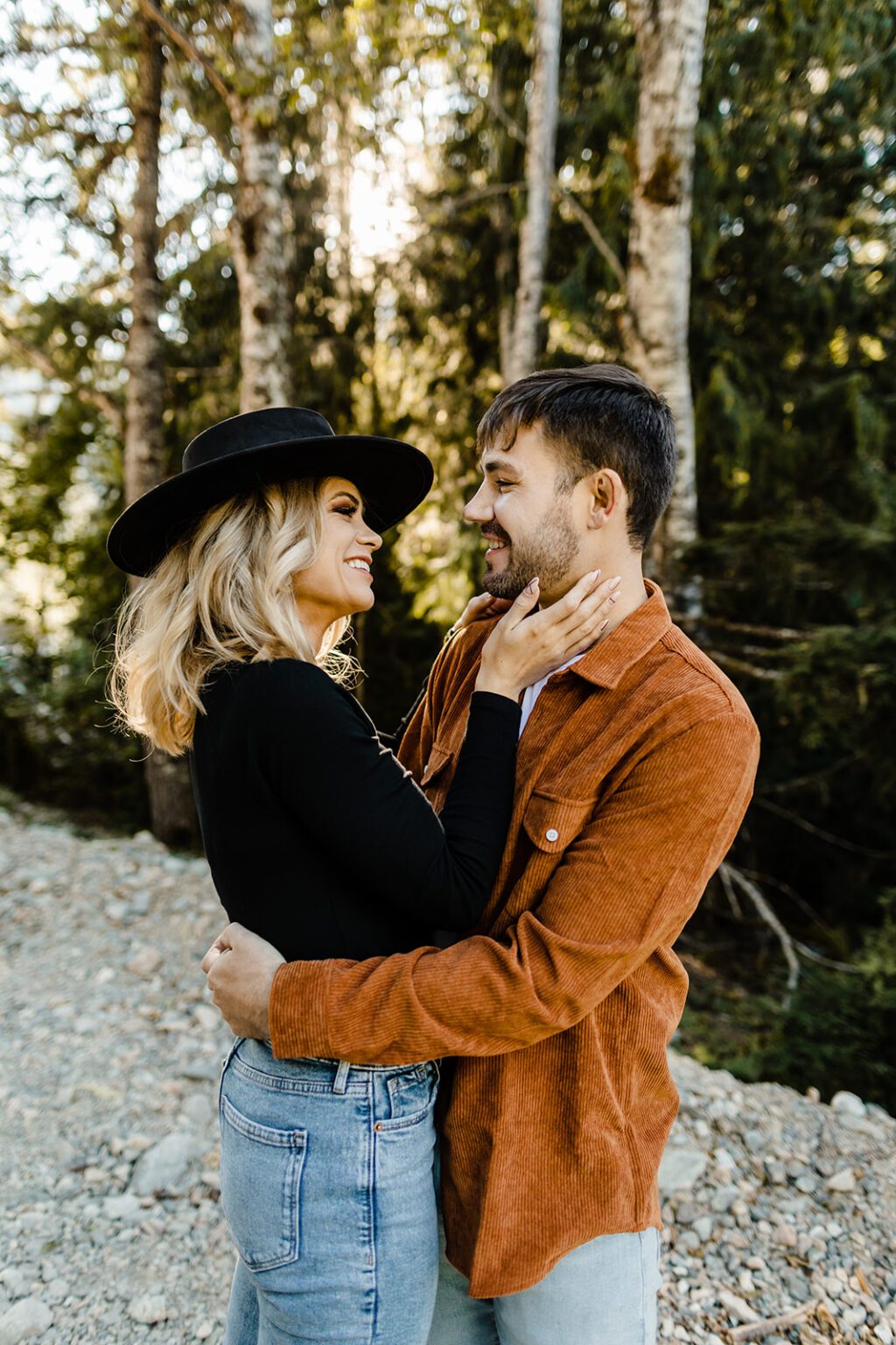 North Cascades Engagement Photographer at Diablo Lake