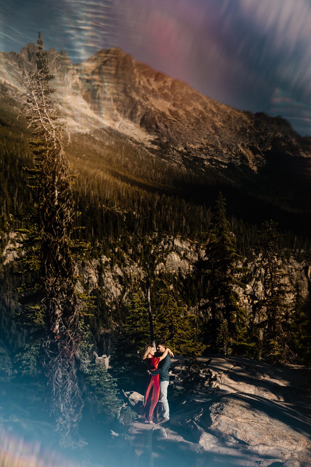North Cascades Engagement Photographer at Diablo Lake